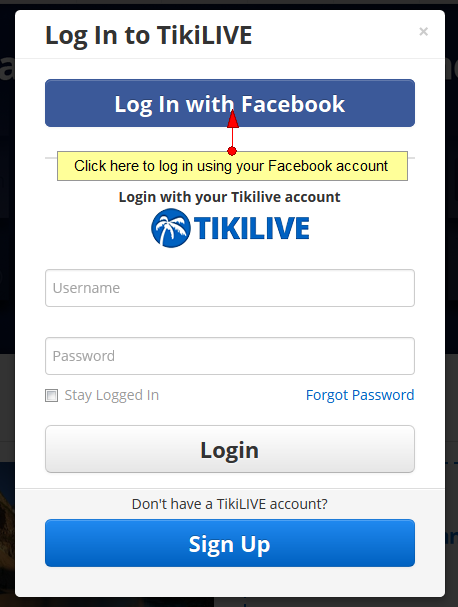 Register using your Facebook account | RevMedia V5.0 Help